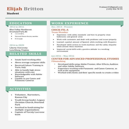 Eli REsume | DOCX