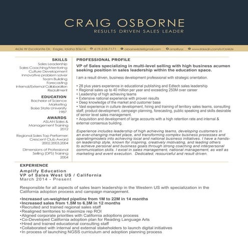 Gene Resume 2016 | DOCX
