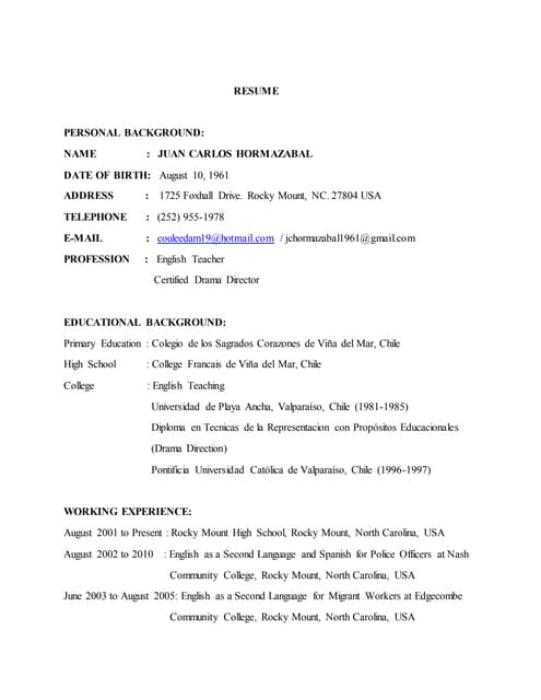 brenda's resume | RTF