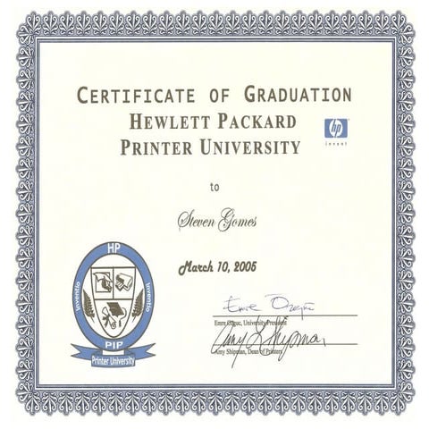 Printing Univerity Diploma 2005 | PDF