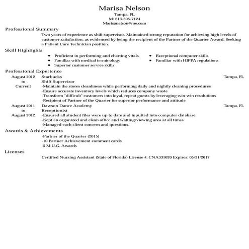 Christopher A. Castro Resume | PDF