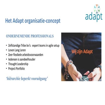 Adapt Organisatie Concept | PPTX | Business and Finance