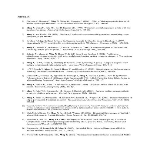 Sue Ming publications | DOCX