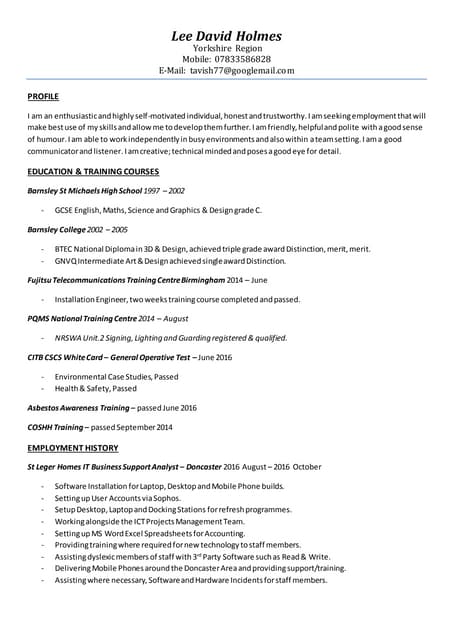 Craig CV (1) | PDF