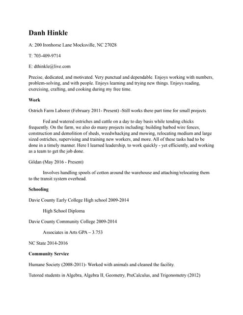 Functional current resume eli | PDF