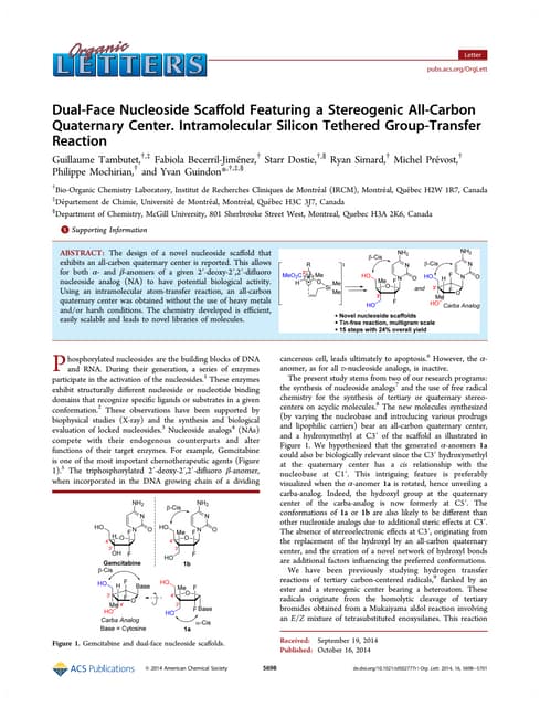 Protected Primary Amides from Acyl Isocyanates | PDF