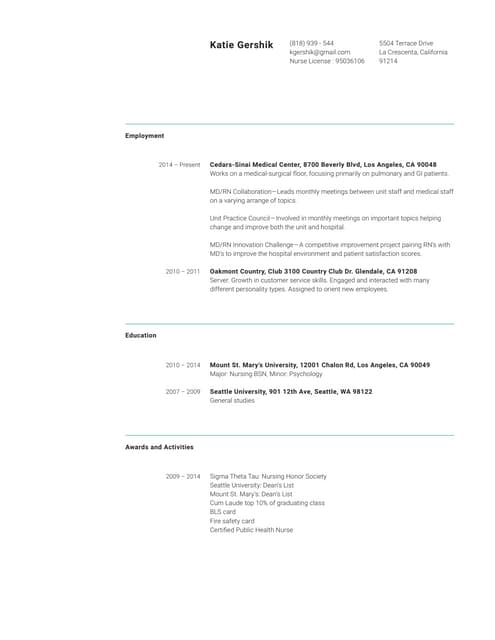 Nelson, Rebecca Resume | PDF