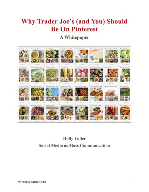 Trader joe’s digital media marketing strategy | PPTX