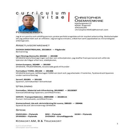 CV Christopher1 | DOCX