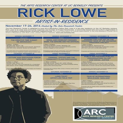 Rick Lowe Residency Poster _4 | PDF