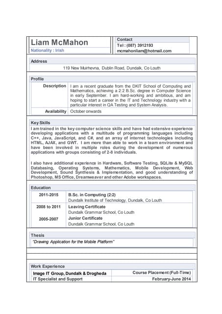 Charbel Nassar CV 2016 | DOCX