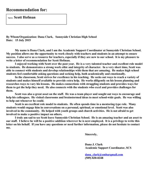 Recomendation Letter Danielle Krause | DOCX