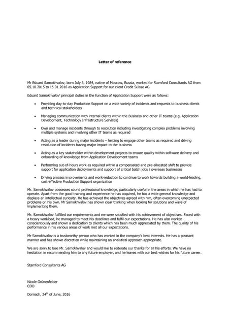 Swissquote Work Certificate | PDF