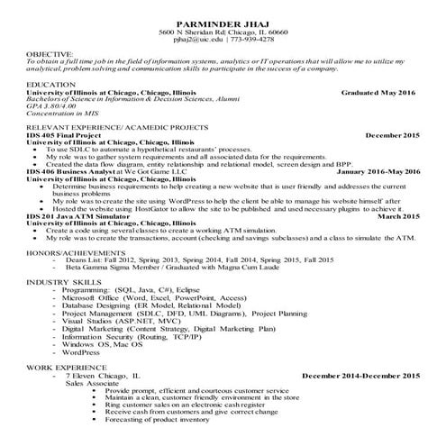 Resume Revised | DOCX