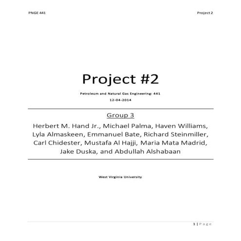 PNGE441_Fall2014_Group3_Project2 - FINAL VERSION | DOCX | Business Accounting & Finance | Business