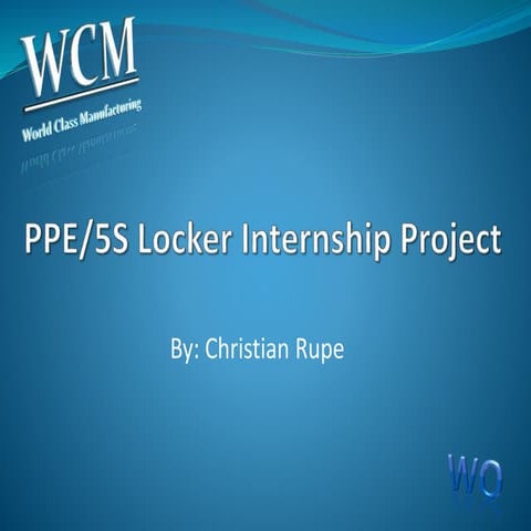 Locker Presentation | PPTX