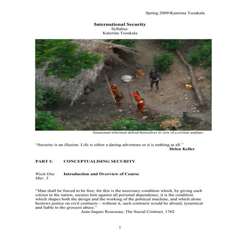 International Security Syllabus | DOC