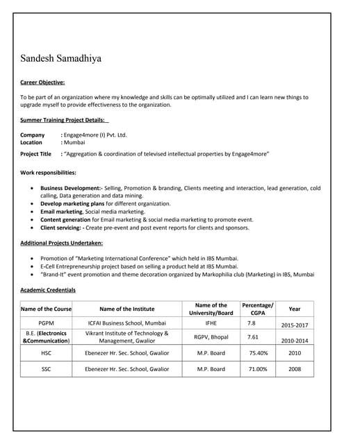 SHRUTI NEW UPDATED RESUME | PDF