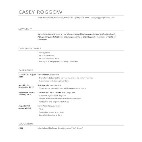 Casey Roggow RESUME | DOCX
