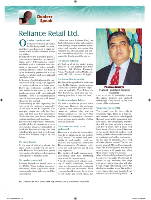 Reliance digital | PPT