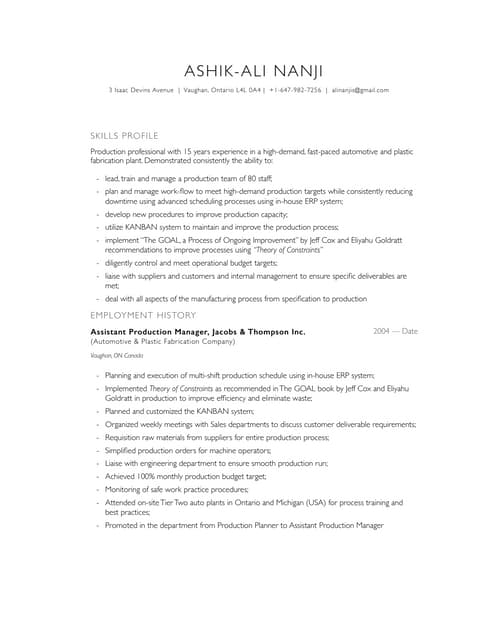 Paul Valentine Resume | DOC