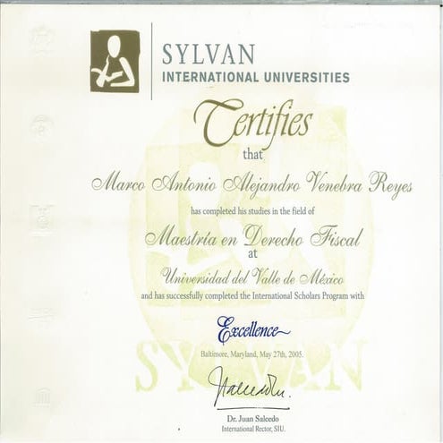 Masters degree High Honors | PPT