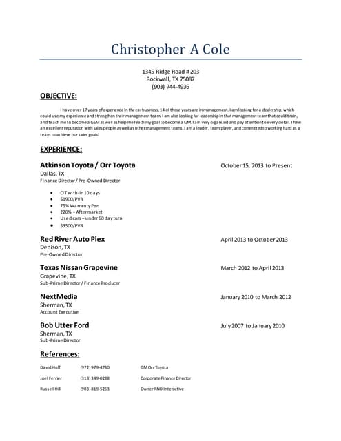 Jay Pittman Resume | PDF