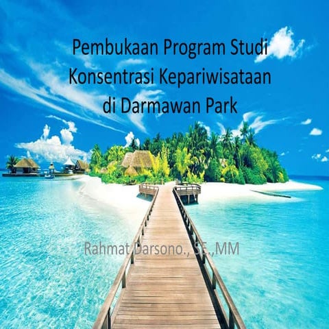 Pembukaan Program Studi s1 kepariwisataan | PPT | Free Download