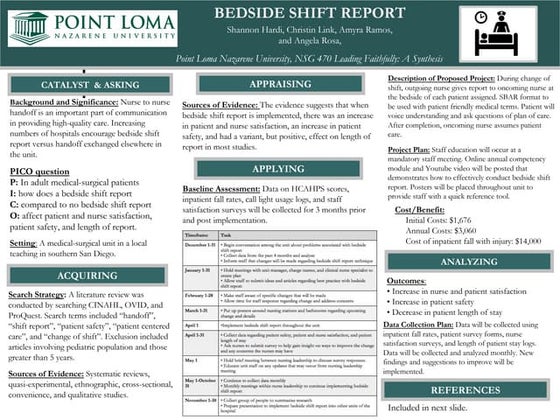 EBP Bedside Handoff and Patient Satisfaction | PDF | Healthcare ...