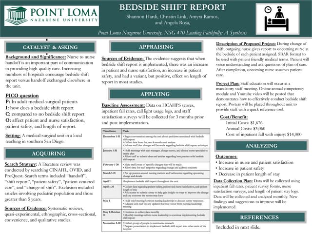 EBP Bedside Handoff and Patient Satisfaction | PDF