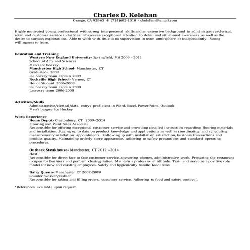 produce Resume | RTF