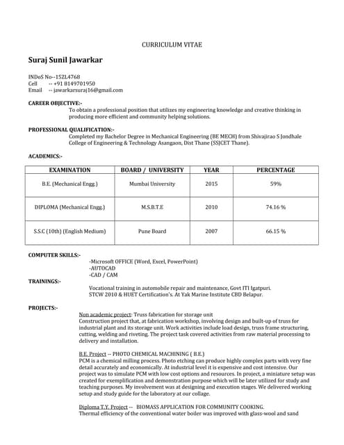 Bharath (Resume) | DOCX