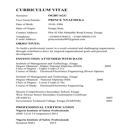 CURRICULUM VITAE - Copy | DOC