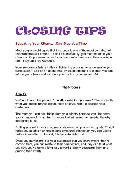 8 Sales Closing Techniques | PPT