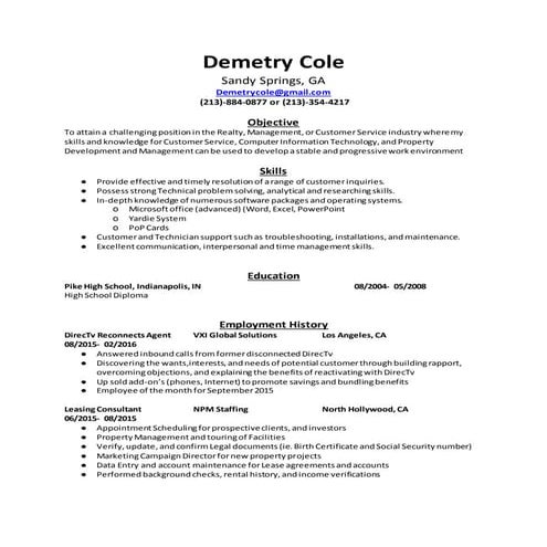 David Rodriguez - resume | DOCX
