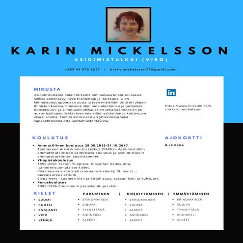 KMickelsson-CV | PDF