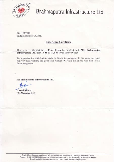 7...AUTHORIZATION LETTER FROM CONSIGNEE CLEARING AGENT FOR TAKING THE ...