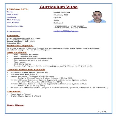 Mostafa CV | DOCX