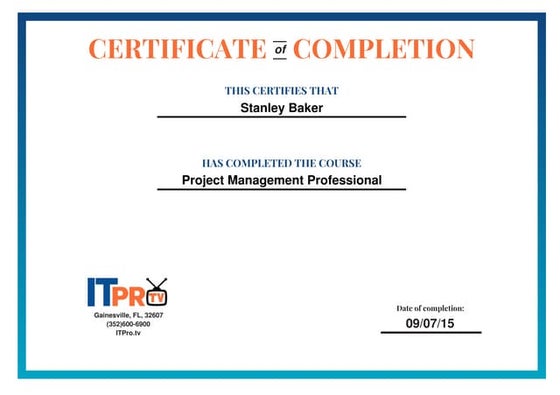 LSS Certificate | PPT