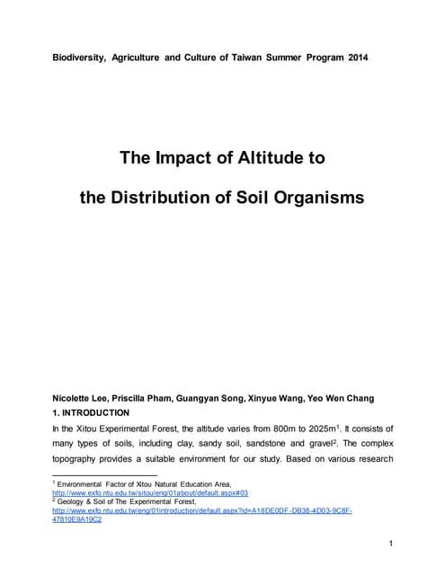 Geography CSEC SBA | PDF