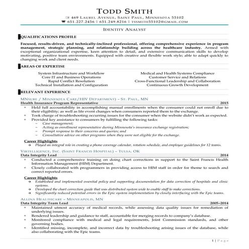 Jeffrey Perry Resume | PDF