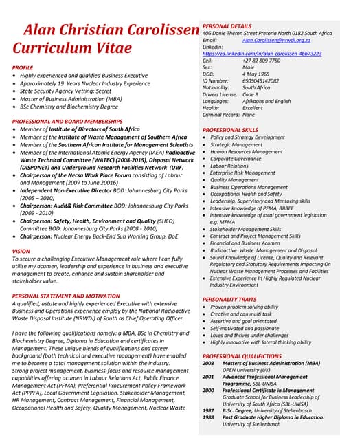 Simon Catford NED CV (2) | DOCX | Human Resources | Business