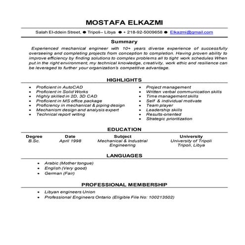 Mostafa Elkazmi Resume | DOCX | Desktop Publishing | Computer Software and Applications