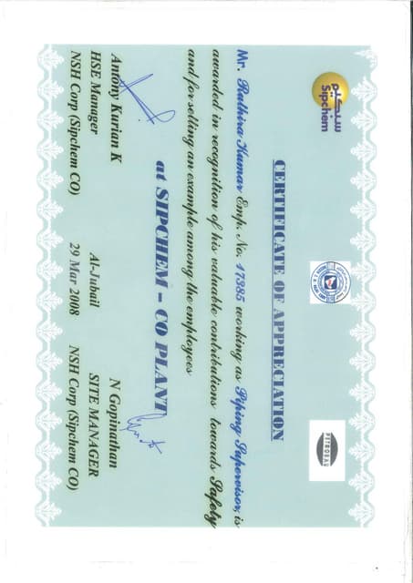 PMI CERTIFICATE | PDF