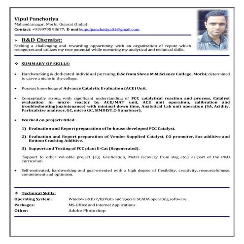 Vipul Panchotiya-CV | PDF