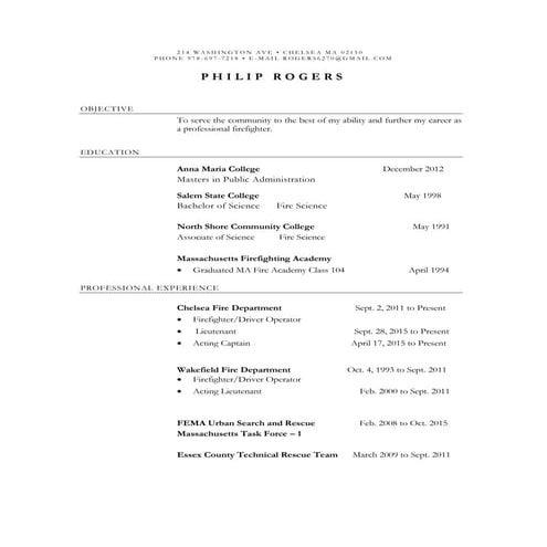 resume #2 | PDF
