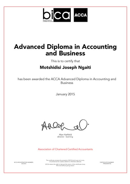 advance diploma | PDF | Business | Business and Finance