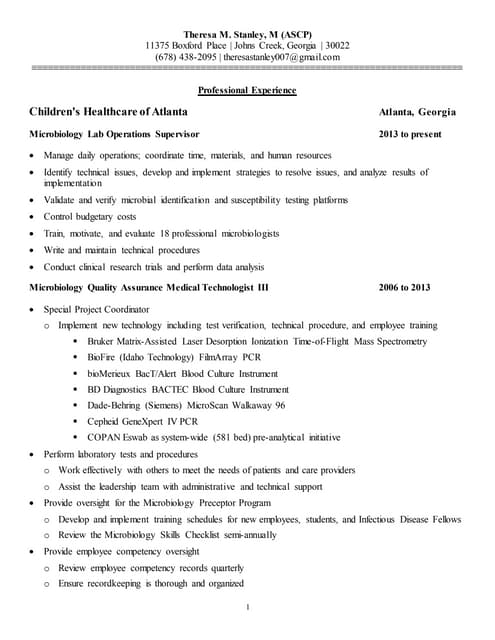 Costella Resume June 2015 | DOC
