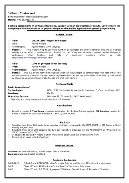 Haitham_cv | DOCX | Web Development | Internet