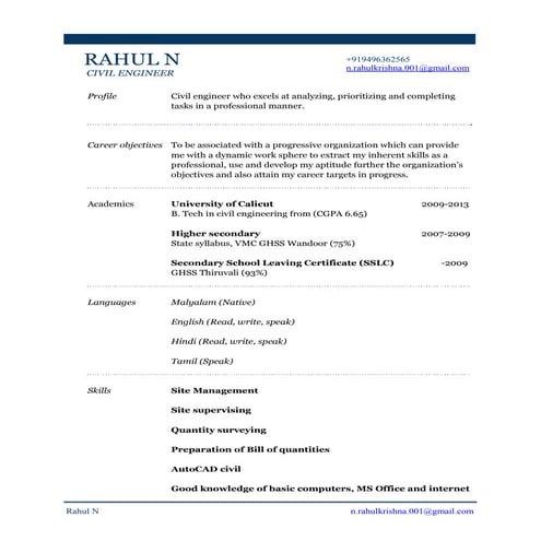 Ramesh.resume1 | DOC